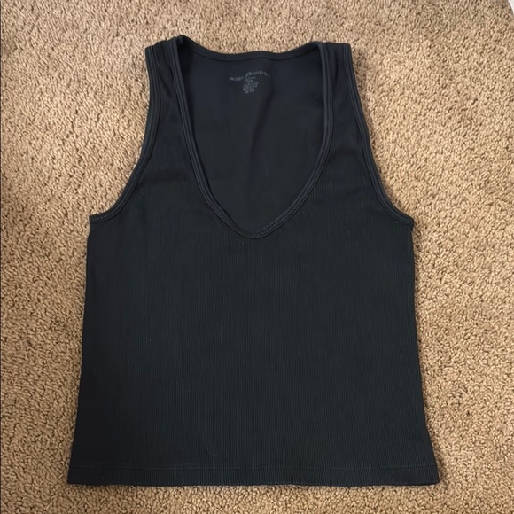 Brandy Melville | Tops | Brandy Melville Black Fitted Sleeveless Tank ...
